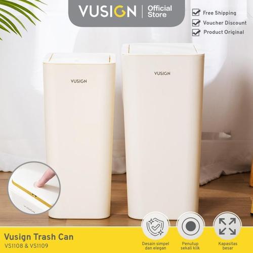 Jual Vusign Trash Can Tempat Sampah Tertutup Ruang Tamu Kotak VS1108 VS1109 - Large - Jakarta ...