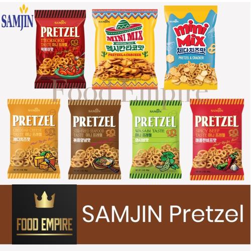 Jual SAMJIN Pretzel | Cheddar Cheese | Seafood | Spicy Beef | Wasabi ...