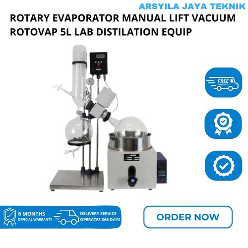 Jual Rotary evaporator manual lift vacuum rotovap 5L lab distilation equip - Jakarta Barat ...