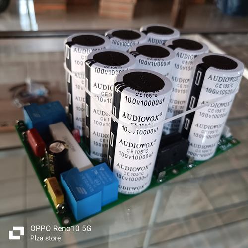 Jual Kit PSU 8 elco 100v 10000uf audiovox Lengkap softstar+Tegangan ...