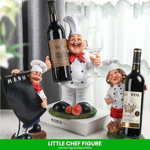 Jual Pajangan Patung Koki Italia Lucu / Little Chef Figurine Series ...