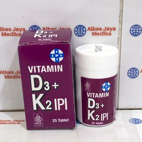 Jual Vitamin D3+K2 Ipi Isi 25 Tablet - Vitamin D3 Dan Tulang - Kota ...