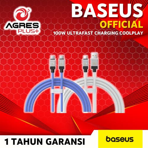 Jual Baseus Kabel CoolPlay Series Fast Charging Type-C to Type-C 100W - Biru, 1 Meter - Jakarta ...