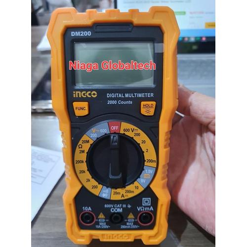 Jual [ ready stok ] INGCO DIGITAL MULTIMETER MULTITESTER LCD DISPLAY ...