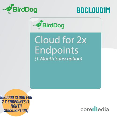 Jual BirdDog Cloud for 2 x Endpoints (1-Month Subscription) - Kota Surabaya - Core Media ...