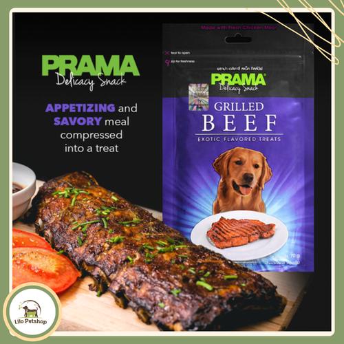 Jual PRAMA Delicacy Snack Dog 70gr - Snack anjing - Smocked Bacon ...