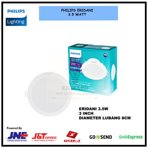Jual Downlight PHILIPS Led Eridani G2 DL190B 3.5W LED3 D80 3" 3 Watt 3 Inch - Putih 6500K ...
