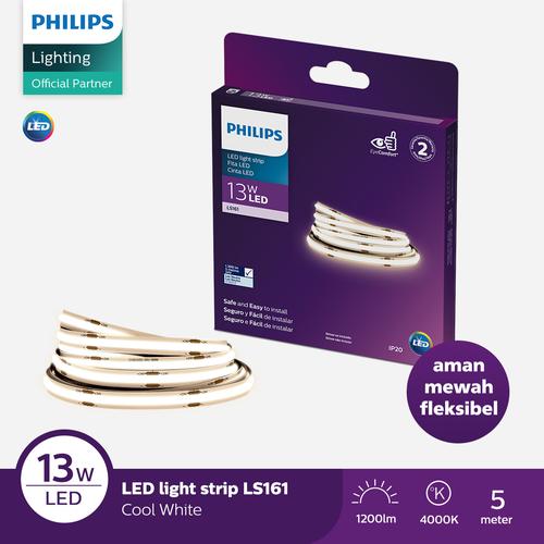 Promo Lampu Philips LED Strip LS161 COB 13W 4000K 5M 24V Semi Putih ...
