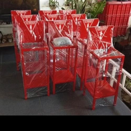 Jual TEMPAT DUDUKAN ALAT PEMADAM API APAR BESI + STIKER DAN KARET KAKI ...
