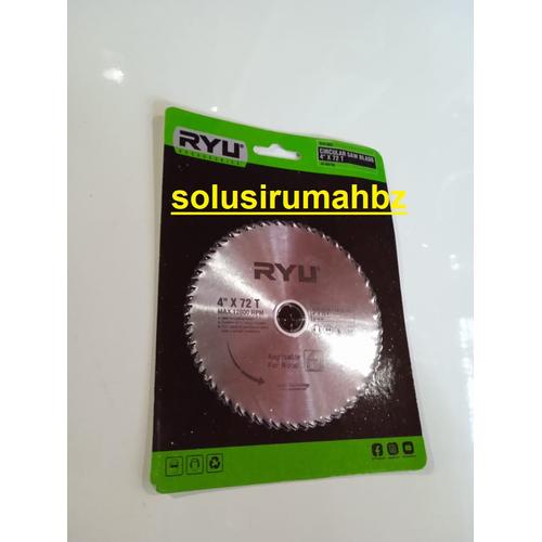 Jual MATA GERGAJI 04 in or 100mm RYU SAW BLADE CIRCULAR SAW 100 MM 4" 4 ...