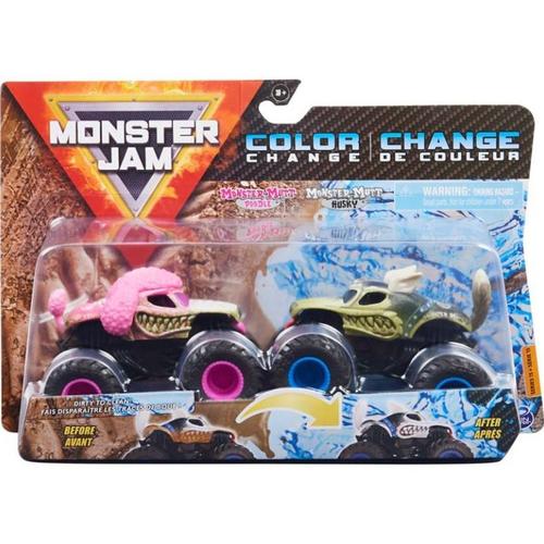 Jual Monster Jam Color Change Monster Mutt Poodle Husky True Metal ...