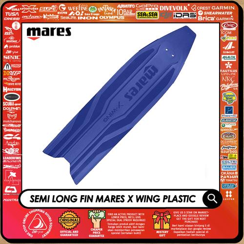 Jual Semi Long Fins Mares X-wing Plastic Freediving Kaki Katak Scuba ...