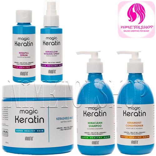 Jual INAURA Magia Keratin Conditioner / Shampoo / Vitamin Serum / Hair ...