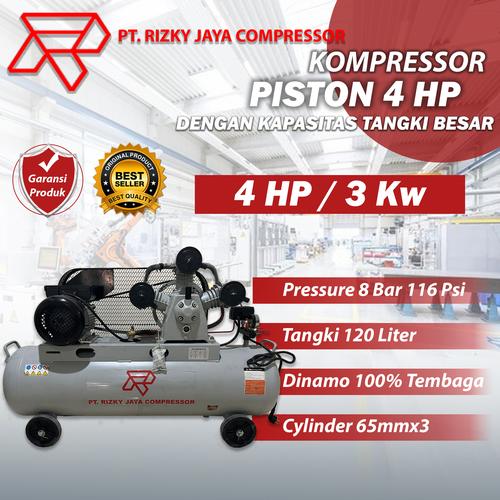Jual Kompresor Angin 4 HP Compressor udara 3 Kw kompresor Piston - 1 ...