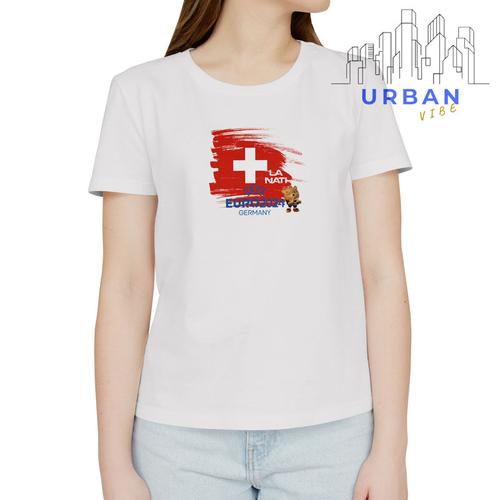 Jual T Shirt Kaos Distro Euro 2024 Timnas Swiss Mascot Baju Swisse Euro ...