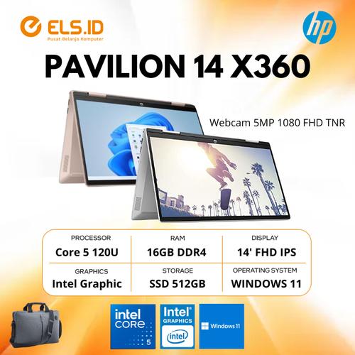 Promo HP Pavilion 14 EK2111TU EK2222TU Touch 2in1 Core 5-120U 16GB SSD ...