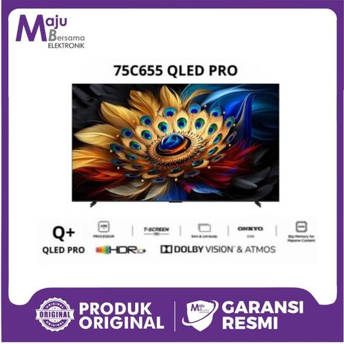 Promo TCL 75C655 QLED PRO 4K UHD 75 Inch Smart Google TV w/ ONKYO 2.1CH ...