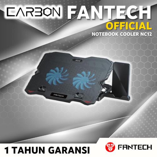 Promo Fantech NC12 Cooling Pad (NOTEBOOK COOLER 2 FAN WITH BLUE LED ...