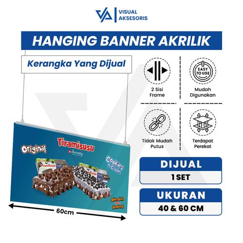 Promo Hanging Banner / Alat Gantung Promosi / Hanging Poster Akrilik ...