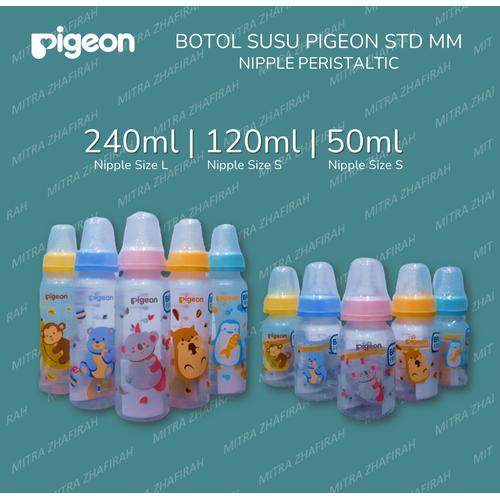 Promo PIGEON Botol Susu 50ml tipe Dot Nipple Peristaltic ukuran S (New ...