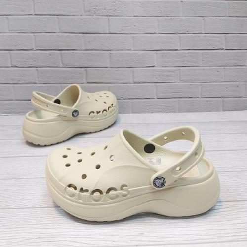 Promo Sandal Crocs Wanita Crocs Baya Platform Original - Merah Muda, 38 ...