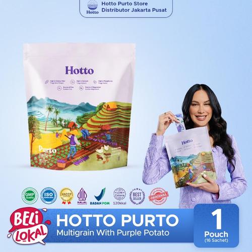 Jual Hotto Purto Multigrain Outmeal Minuman Sereal Diet Sachet Dan ...