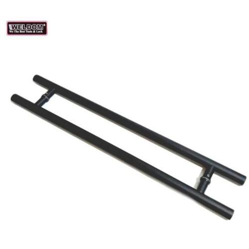 Jual Pull Handle Tarikan Pintu Pipa Bulat Stainless Steel Hitam As.60cm ...