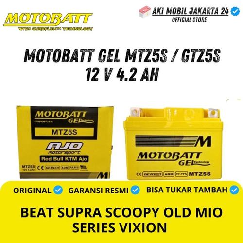 Jual Aki Motobatt MTZ5S utk motor Honda Beat, Vario, Scoopy, Spacy ...