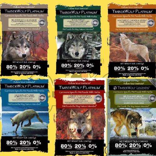 Jual Dog food Timberwolf grain free organic 3lb - Wild Natural ...