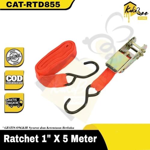 Jual CYKAT Ratchet Tie Down 1 Inch 5 Meter Tali Pengikat Barang Motor ...