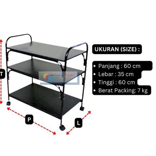Jual Code Rak Tv Minimalis Modern Hitam / Meja Tv Besi 3 Susun Dengan ...