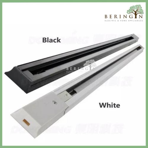 Jual REL LED TRACK LIGHT LAMPU SOROT 1 METER - HITAM DAN PUTIH - Putih ...