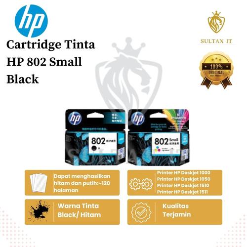 Jual Cartridge Tinta HP 802 Small Black - Tri Color Original - Jakarta ...