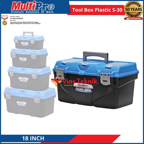 Jual Tool Box Plastik MULTIPRO S30 S-30 18inch Toolbox Plastic ...