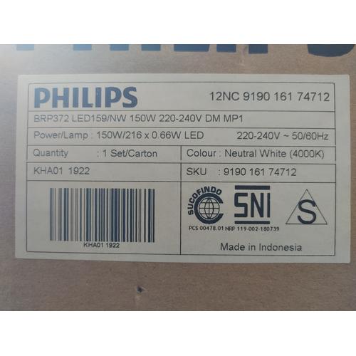 Jual PHILIPS BRP372 LED 131 138 159 /NW 120W 150W 220-240V DM MP1 Lampu ...