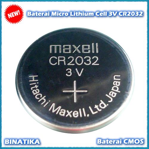 Jual Baterai Maxell Micro Lithium Cell 3V CR2032 - Baterai CMOS - Kota ...