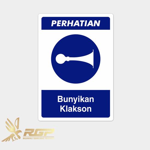 Jual Rambu APD Bunyikan Klakson Aluminium - ACP 3mm, 40x30cm - Kota ...