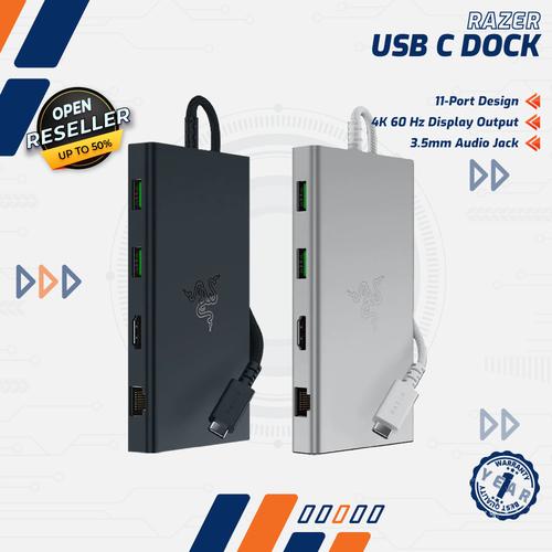 Jual Razer USB C Dock - 11 Port USB C Dock - Hitam - Kab. Sleman ...