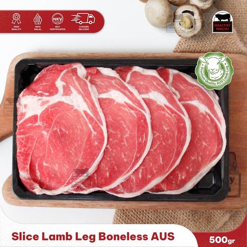 Jual Lamb Leg Boneless Slice Australia Daging Paha Kambing Domba Muda ...