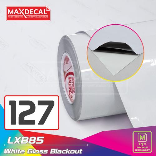 Jual [127] MAXDECAL LXB85 Blackout Printable Sticker Label Eco Vinyl ...