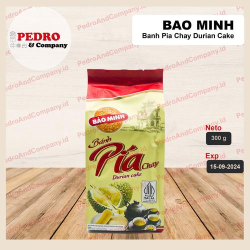Jual Bao Minh kue Banh Pia Chay Durian Cake 300 gram isi 6 pc halal kue pia rasa duren kacang ...