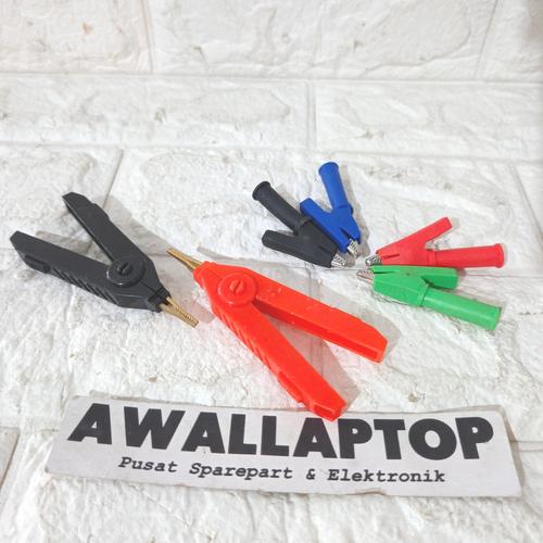 Jual klip capit japit cepit buaya 30A/30KV 5mm kualitas bagus jepit ...