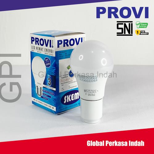 Promo Provi Bulb A Lampu Bohlam Led 3 Watt / 5 W / 7W / 9W / 12W / 15W ...