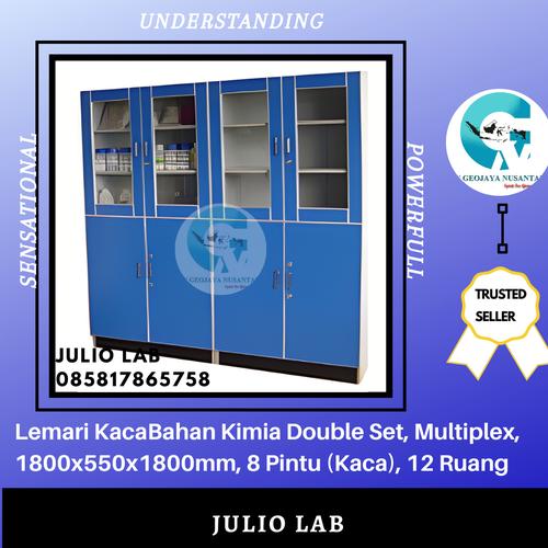 Jual Lemari KacaBahan Kimia Double Set laboratorium, Multiplex ...