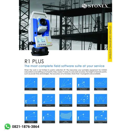 Jual Total station STONEX R1 + Plus - Kab. Cianjur - Abadi survey ...