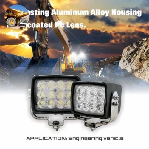 Jual Tuff plus LED 60 watt bringt flood/spod living lampu forklift dan ...