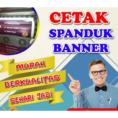Jual 60 X 180 CM TEBAL 340 GSM FREE DESIGN CETAK SPANDUK BANNER BACKDROP | BACKROUND | BALIHO ...