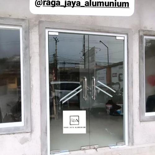 Jual Pintu Floorhinge / Pintu Kaca Tempered / Pintu Kaca Minimarket ...