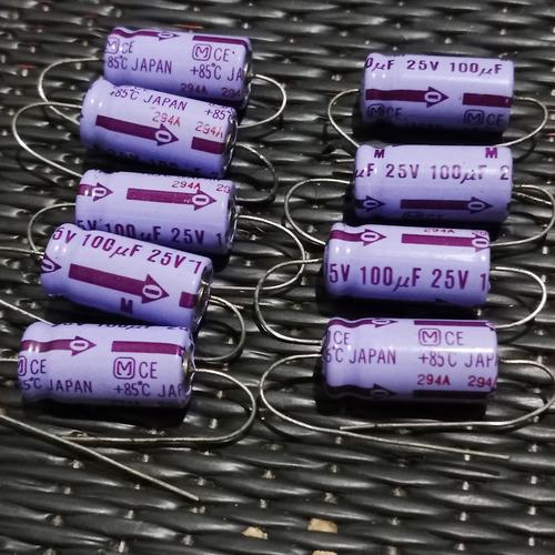 Jual T-Audio 100uF 25V Matsushita Panasonic Axial Lead Electrolyt ...