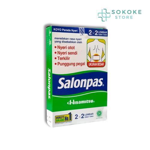 Jual Salonpas Koyo Pereda Nyeri Ukuran Besar Box 10 Sachet x 4 Lembar ...